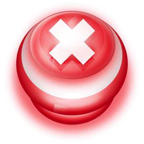 Button Red Cancel Vector Icons Free Download In Svg Png Format