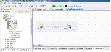 Talend ETL Part SQL Server Database To Excel Sheet