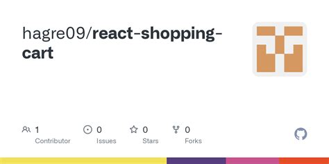 GitHub Hagre React Shopping Cart