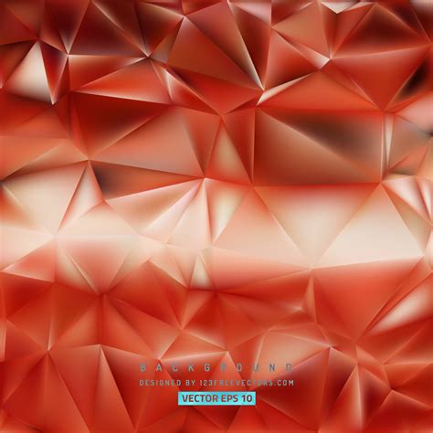 Red Polygon Background