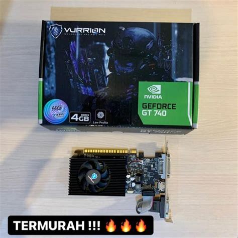 Jual Cover Vga Nvidia Gt 740 Vurrion Gt740 Lp 4gb Ddr3 128 Bit Cover Saja Kota Surabaya