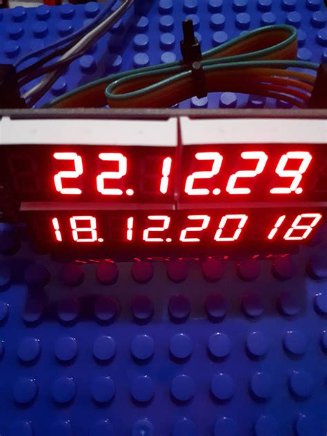 MAX7219 LED Clock With Arduino Nano Accessible Pixel