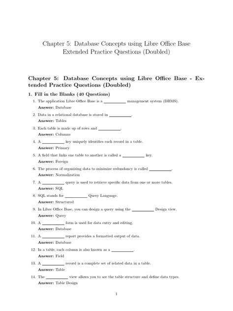 chapter 5 database concepts using libre office base pdf databases