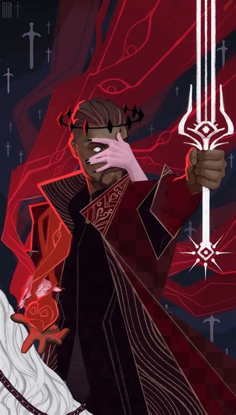 Wyll Fanart Bg3 Character Art Dragon Age Tarot