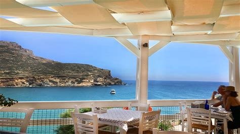 Pasithea Restaurant In Folegandros Agali Beach Greeka