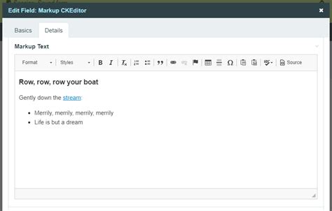 markup ckeditor for form builder modules plugins processwire
