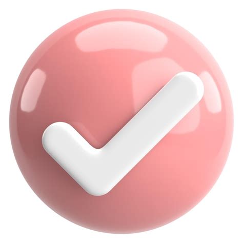 Premium Photo 3d Checkbox Check Mark 3d Illustration