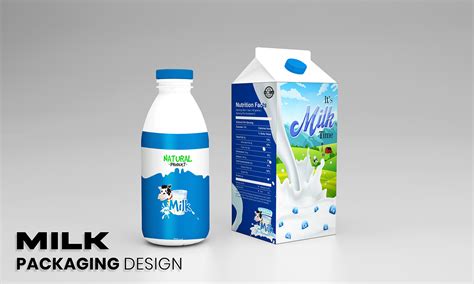 Milk Packaging Design Box Design Behance
