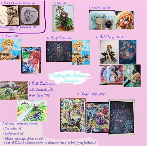Emmas Commission Info Sheet By Thestarlightprincess On Deviantart