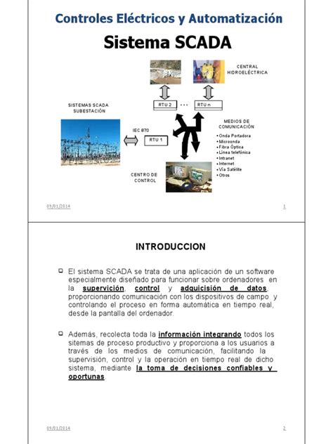 02 Sistema Scada Pdf Scada Controlador Lógico Programable
