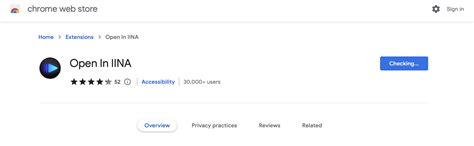 Open In Iina Chrome Extension Does Not Install Orion Public Issue