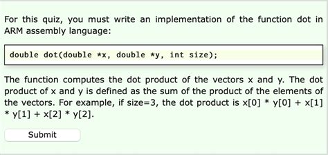 Solved For This Quiz You Must Write An Implementation Of The Function