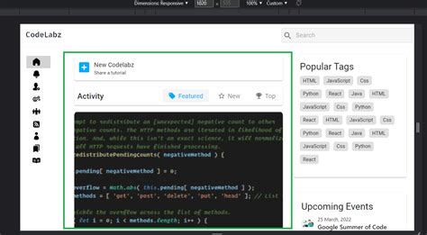 Improvement In Ui Of Homepage · Issue 540 · Scorelab Codelabz · Github