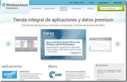 Importar Datos Desde DataMarket A Hadoop Azure Visionarios