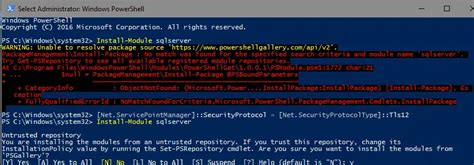 PowerShell Unable To Resolve Package Source Geeks Hangout