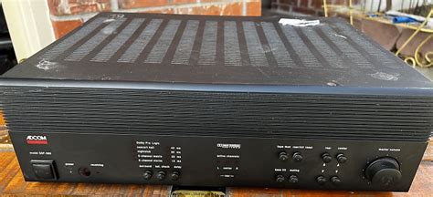 Adcom Gsp 560 1980s Black Home Theater Amplifier Reverb