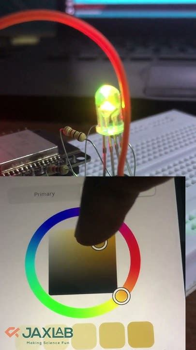 Control Rgb Leds Over Wifi With Esp32 Arduino Arduinoproject