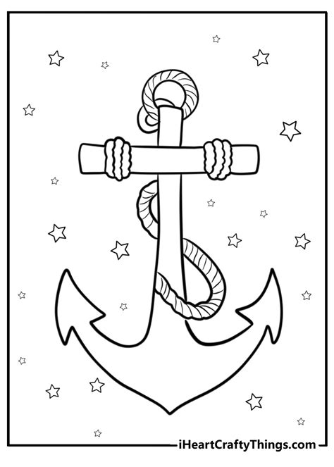 Printable Anchor Coloring Pages