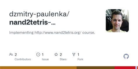 Github Dzmitry Paulenka Nand2tetris Implementation Implementing