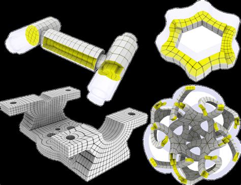 Some Cad Models Remeshed By Livesu Et Al 2020 In This Case The