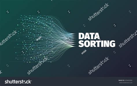 Data Sorting Abstract Vector Illustration Stock Vector Royalty Free Shutterstock