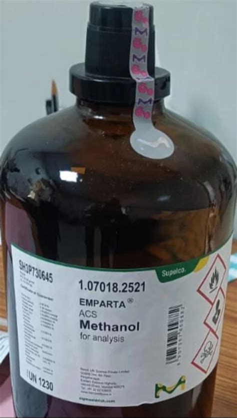 Merck Analytical Grade Methanol At ₹ 815litre Methyl Alcohol In