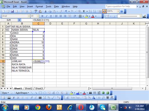 CERITA OBROLAN SERIUS TAPI SANTAI BELAJAR FUNGSI SUM AVERAGE MAX MIN DALAM MICROSOFT EXCEL