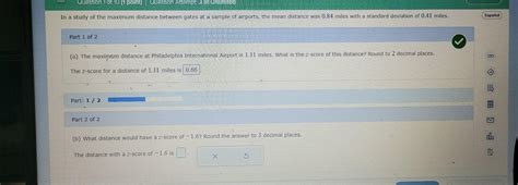 Solved A The Maximum Distance At Philadelphia