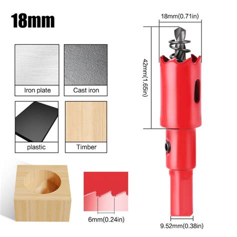 M42 Коронка биметаллическая по металлу, дереву, пластику,15-100mm ...