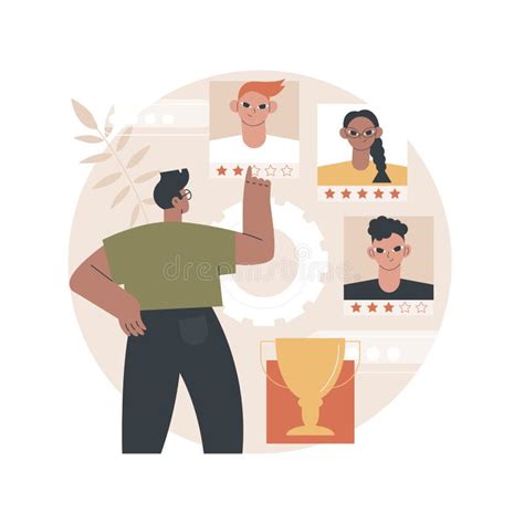 Performance Rating Abstract Concept Vector Illustration Stock Vector Illustration Of Pastel