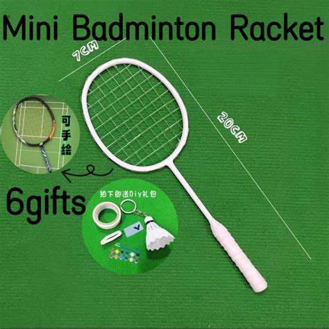 Diy迷你羽毛球拍 Mini Badminton Racket 6 T Diy Racket Diy Badminton Racket Shopee Malaysia