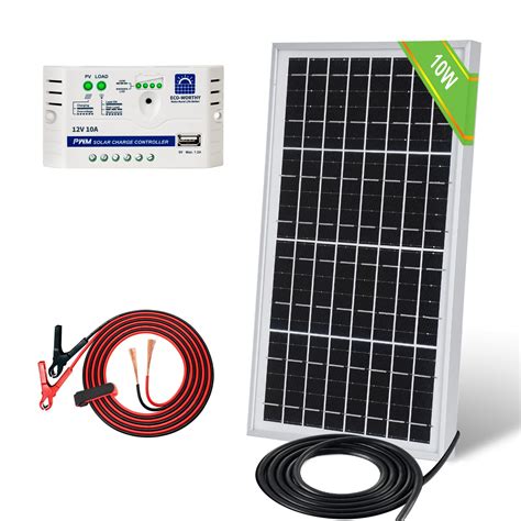Buy Eco Worthy 10 Watts 12 Volt Solar Trickle Charger Car Battery
