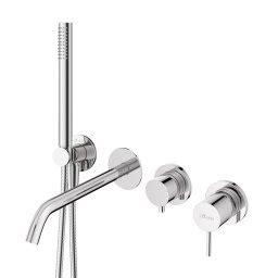 Cezares Встраиваемый смеситель для ванны и душа с переключателем на 3 ...