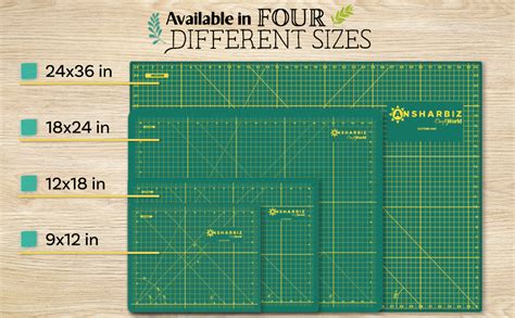 Crafty World 18 X 24 Cutting Mat For Sewing Self Healing