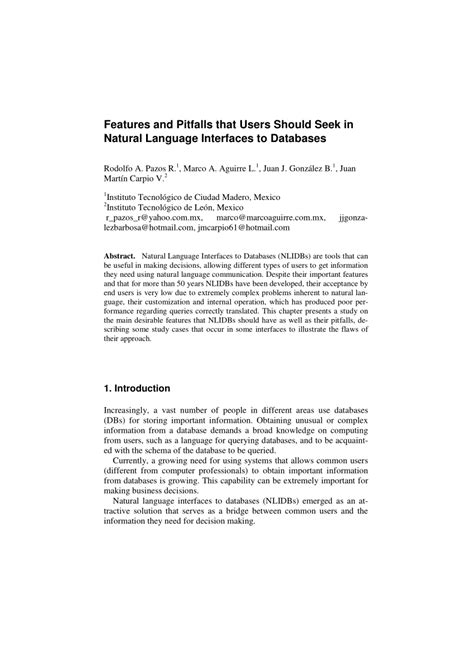 pdf features and pitfalls that users should seek in natural language