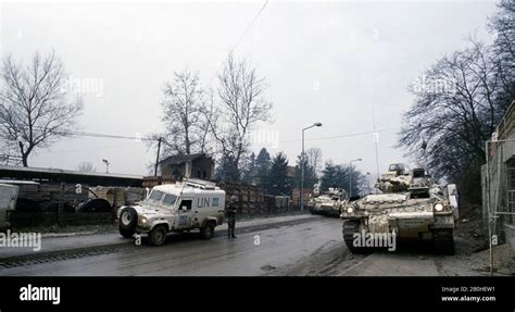 9th January 1994 During The War In Central Bosnia British Army