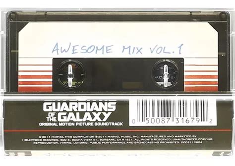 Awesome Mix Vol 1 Guardians Of The Galaxy Cassette Mercadolibre