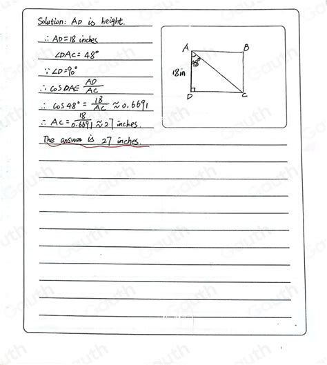 Solved Louie Is Trying To Find A Rectangular Canvas For His Art Project Its Height Must