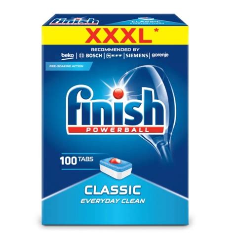 Препарат за автоматична съдомиялна Finish 100 капсули Emag Bg