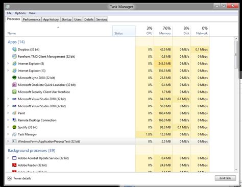 How Do I Create A Running Windows Process When A C Windows Form Loads Stack Overflow