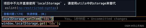 eslint自定义规则 禁用 localstorage和sessionstorage no restricted syntax csdn博客