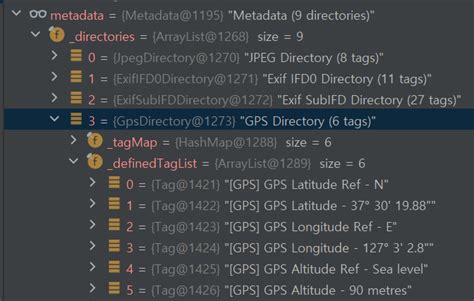 Java를 사용한 사진정보exif 가져오기 Genspark