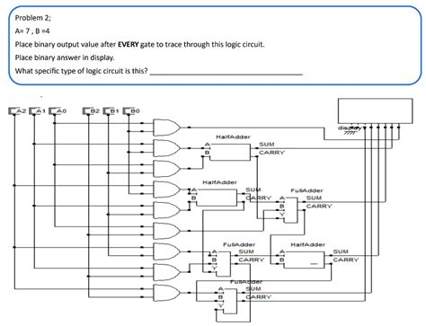 Problem A B Place Binary Output Value After Every Gate To Trace Through This Logic Circuit