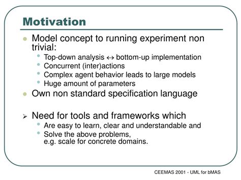 Ppt Uml For Behavior Oriented Multi Agent Simulations Powerpoint