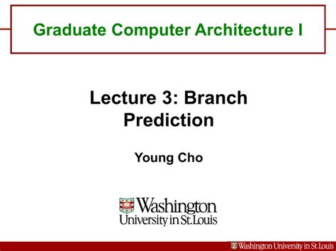 pipelining and branch prediction