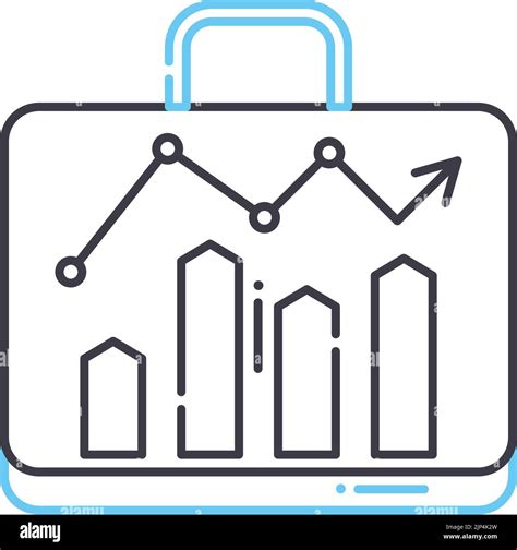 Business Analysis Line Icon Outline Symbol Vector Illustration