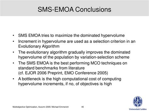 Ppt Part Ii 2 A Posteriori Methods And Evolutionary Multiobjective Optimization Powerpoint