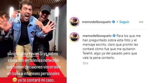 Memo Del Bosque Habló Sobre Salida Del Burro Van Rankin De ‘miembros Al Aire “una Decisión