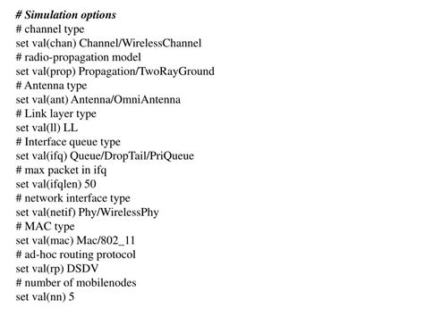 ppt design routing protocol performance comparison in ns2 aodv