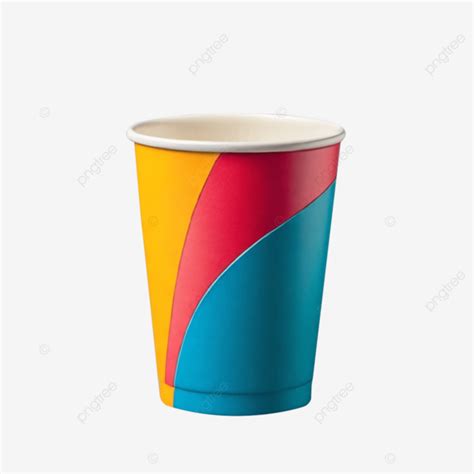 다양한 색상의 현실적인 종이 커피 컵 3d 모형 그림 컵 현실적인 커피 컵 Png 일러스트 및 이미지 에 대한 무료
